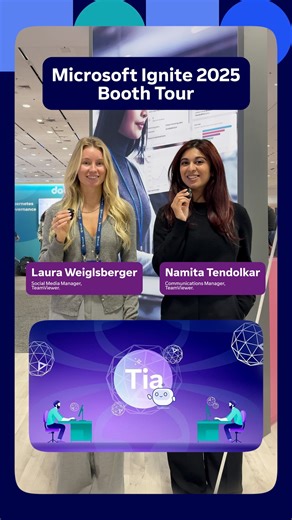 From keynotes to booth conversations, AI was the focus at Microsoft Ignite—and our demos were built to show what’s possible! Our team connected with thousands of innovators, partners, and customers to share how TeamViewer is shaping the future of IT and frontline operations. Didn’t make it to the booth? Here’s a quick look at the demos driving the digital workplace forward in the era of AI. 🤖 #TeamViewer #MSIgnite #TeamViewerAI #AI | TeamViewer