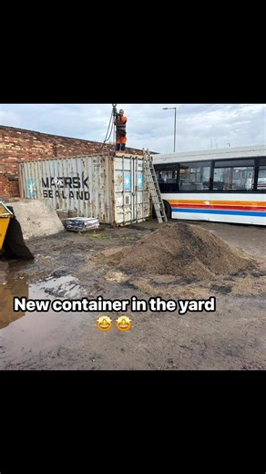 Happy new container day to us 🤩🥰😁 | J M Landscaping & Groundwork’s Limited