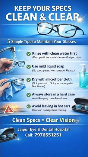 5 Easy Tips to Keep Your Glasses Clean & Scratch-Free