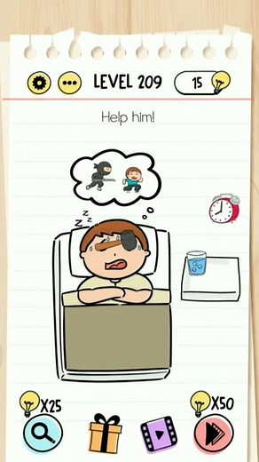 Brain Test Level 209 || Help Him!