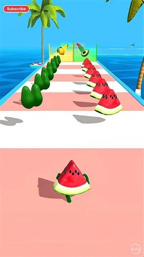 SWEET WATERMELON 🍉 GAMEPLAY Level - 06 #3D #game #funnyvideo #어몽 #어몽어스