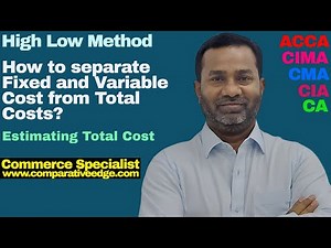 What is High Low Method | How to use High Low Method | High Low Method Example | ACCA | CMA | CIA