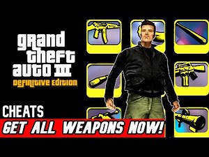 HOW TO GET ALL WEAPONS in GTA 3 Definitive Edition (All Weapons Cheat)