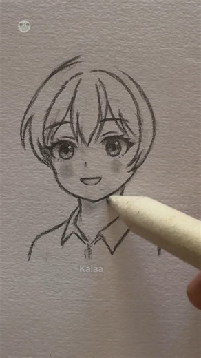 How to draw anime girl #shorts #art #tutorial #drawing