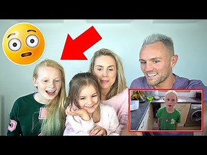 Reacting to Mia’s FIRST EVER VIDEO! *8 years old* | Family Fizz