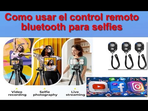 Cómo Vincular Control Bluetooth Shutter Remote A Celular Android ó iPhone