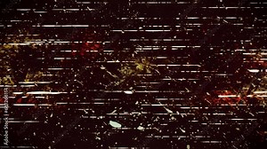 Old VHS noise filter with slow zooming effect for retro tv looks