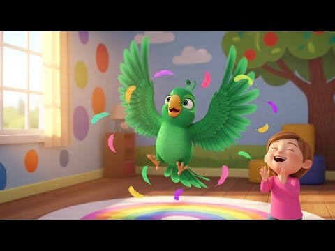 Minecraft Baby Parrot Flew Into the Treehouse | Kids Songs and Nursery Rhymes
