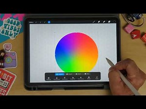 Create a BEYOND BASIC color wheel in procreate