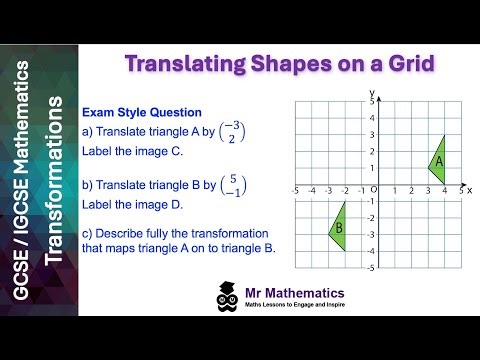 Translating Shapes on a Grid | Mr Mathematics