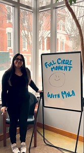 Full Circle Moment 🔄✨ Mila Delmas ‘27 attended our Cybersecurity & Digital Forensics Academy as a high school student with no prior experience. She was nervous and unsure if the field was right for her. That summer program changed everything. She discovered what cybersecurity really is, gained hands-on skills, and found a supportive community. Now Mila is a third-year student double majoring in cybersecurity and digital forensics and she's returned as a mentor to guide new high school students 