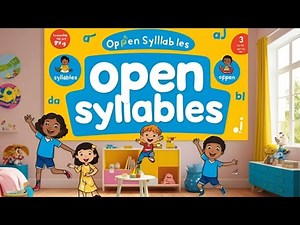 🔤📖 Open Syllables | Phonics Fun for Kids | Learn Long Vowel Sounds! 🚀🧠