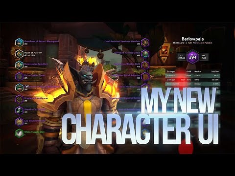 This Character Panel UI is so Good!