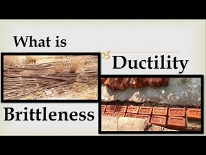 What is Ductility & Brittleness || Ductile & Brittle Materials || Civil Engineering Basic Knowledge