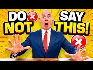 12 THINGS to ‘NEVER SAY’ in an INTERVIEW! (COMMON INTERVIEW MISTAKES to AVOID!)