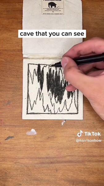 Easy Cave Drawing Tutorial for Beginners