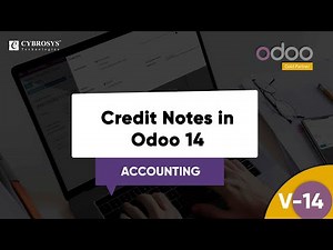 Credit Notes in Odoo 14 | Odoo Accounting Demo | How to create a credit note from scratch