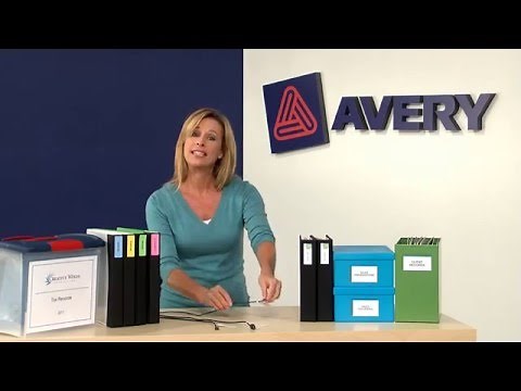 Keep Your Life Neat with Avery® Organization Products