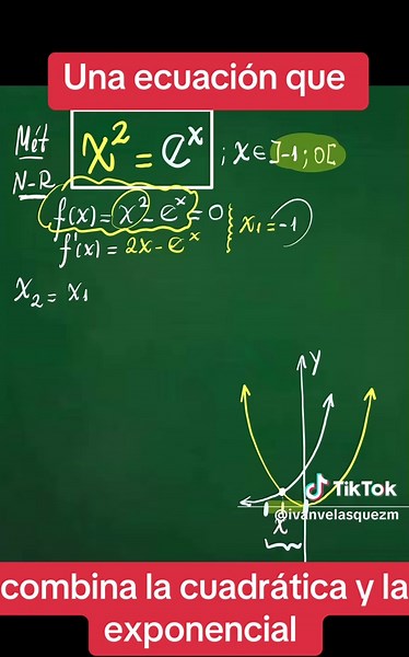Resolviendo ecuaciones cuadráticas y exponenciales