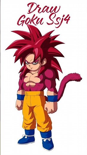 Goku ssj4 cannon sketch | it's my sketch #shorts #trending #viral #dragonballart