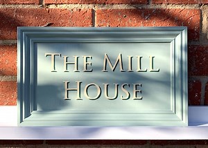 Custom Traditional Hand Painted Framed House Name Sign, Personalised - Etsy UK