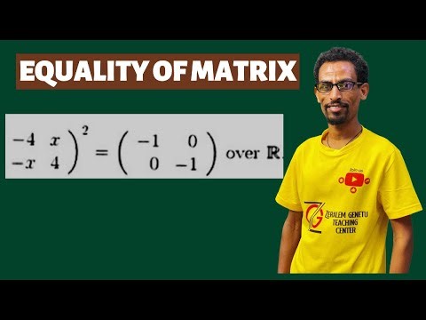 How to Solve The Equation of 2x2 Matrix #maths #matrix #education