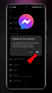 Messenger chat history delete kaise kare 2026 | How to delete messenger chat history #techfrack