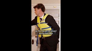 Emcees plan hilarious flight-attendant-style skit to explain rules of wedding | Happily TV