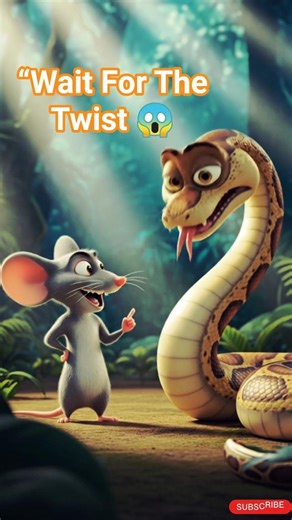 “Tiny Mouse Outsmarts Giant Python 😂 | Wait For The Twist! 😱 #shorts”aistory