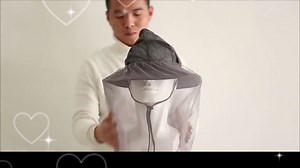 Mosquito Head Net Hat - Bug Cap UPF 50 Sun Protection with Hidden Netting for Beekeeping Hiking Men & Women