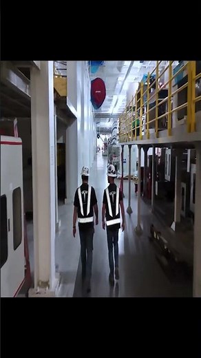 Tesla's first LFP cell manufacturingfactory #tesla #cardelivery #cleanenergy #elonmusk #gigafactory