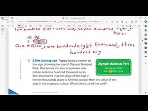 Reveal math grade 4 lesson 2_2 read and write numbers to one million