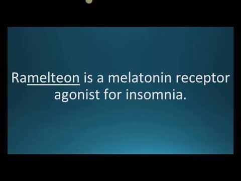 How to pronounce ramelteon (Rozerem) (Memorizing Pharmacology Flashcard)