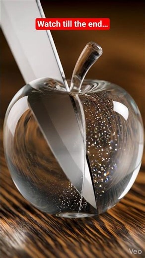 Cutting a Liquid Metal Apple… This Shouldn’t Be Possible #asmr