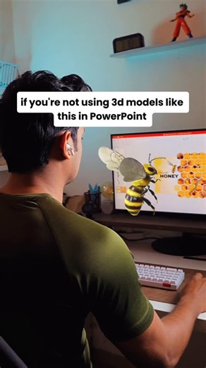 Amson Ppt on Instagram: "This is the cleanest 3D hack in PowerPoint 😮‍💨🔥"