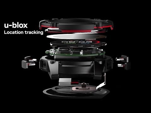 MATRIX smartwatch with u-blox ZOE-M8B GNSS receiver