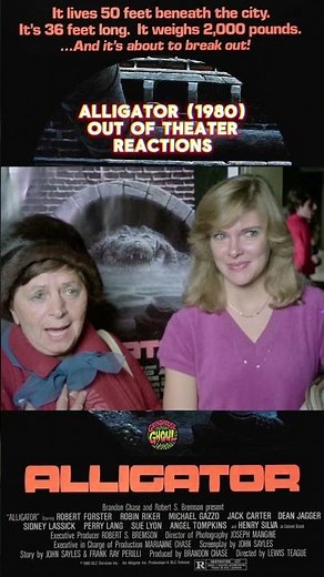 Alligator (1980) TV spot - Out Of Theater Reactions 🐊