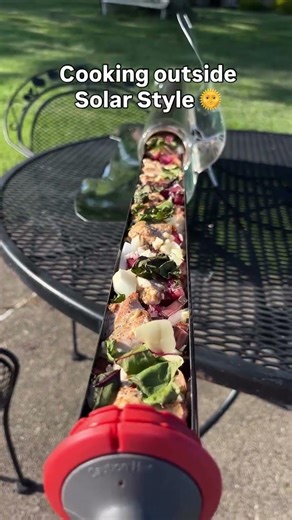 Cooking Outdoors via Solar Power!