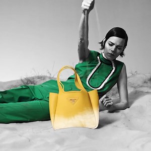 18K views · 1.3K reactions | The #PradaPreFall20 campaign, #PaintedinPrada, introduces a collection via engineered images and videos, reflecting a fusion of the human hand with technology. Discover more at https://tinyurl.com/y9ypj3v8. - Creative direction and video #ferdinandoverderi Styling #OlivierRizzo Model #FrejaBehaErichsen #Prada | Prada | Facebook