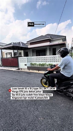 Rumah lebar 10 x 15 lokasi di dekat johor dalam komplek Luas tanah 10 x 15 Luas bangunan type 70 Kamar tidur 3 Kamar mandi 2 Dp 60,5 juta free biaya-biaya Angsuran kpr mulai 4 jutaan/bln Hubungi : 0821-6625-1181 #rumahmedan #perumahanmedan #jualrumahmedan #kotamedan #rumah