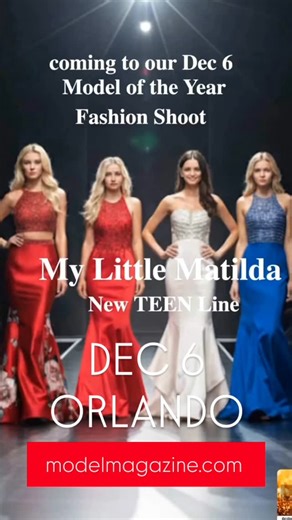 MODEL Magazine on Instagram: "Dec 6 Orlando Florida FASHION SHOOT 2025 at MODEL of the Year modelmagazine.com"