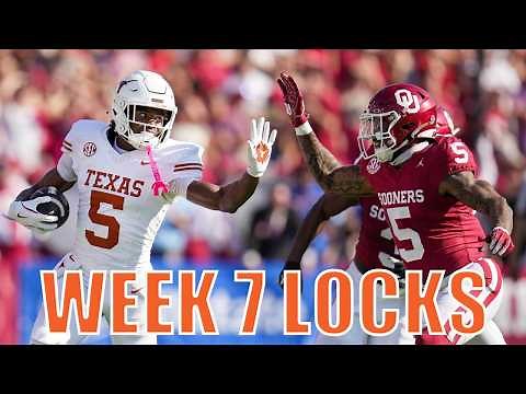 College Football Week 7 Betting Locks and Predictions 2025