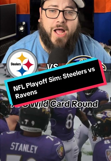 NFL Playoff Simulation: Steelers vs Ravens Matchup