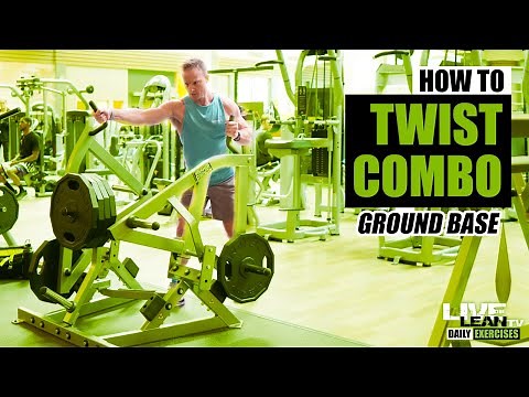 How To Do A GROUND BASE COMBO TWIST (Hammer Strength Machine) | Exercise Demonstration Video