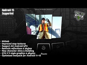 GTA V Project Modpack V3 - For GTA Sa Android | Support All Android GPU