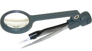 Carson Lighted Magnigrip Tweezers