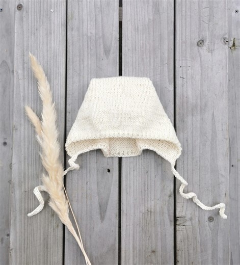 Baby Hat Knitting Pattern | Baby Newborn Bonnet | Easy Baby Knit for Beginners | Preemies | 0-18 Months | Pdf in English or German - Etsy