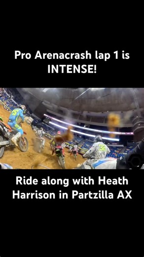 POV - INTENSE Pro Arenacrash Lap 1 #dirtbike#motocross#racing#gopro#fyp#viral#bike#rider#race#fun