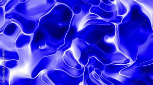 Blue, white and black liquid flowing abstract background suitable for beverage branding, fluid dynamics research, artistic design, video projects and promotional materials