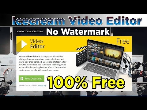 ice-cream video editor download for pc no watermark || ice-cream video editor free